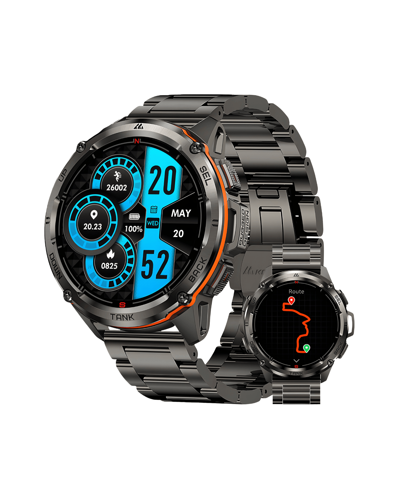 KOSPET Tank T3 Ultra – Muški Pametni Sat | Metal, AMOLED, IP68 – Be ...
